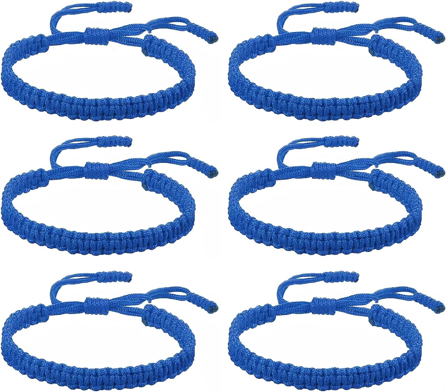 Amazon.com: RIJXU 6PCS Blue Friendship Bracelets: Blue Braided Bracelet ...