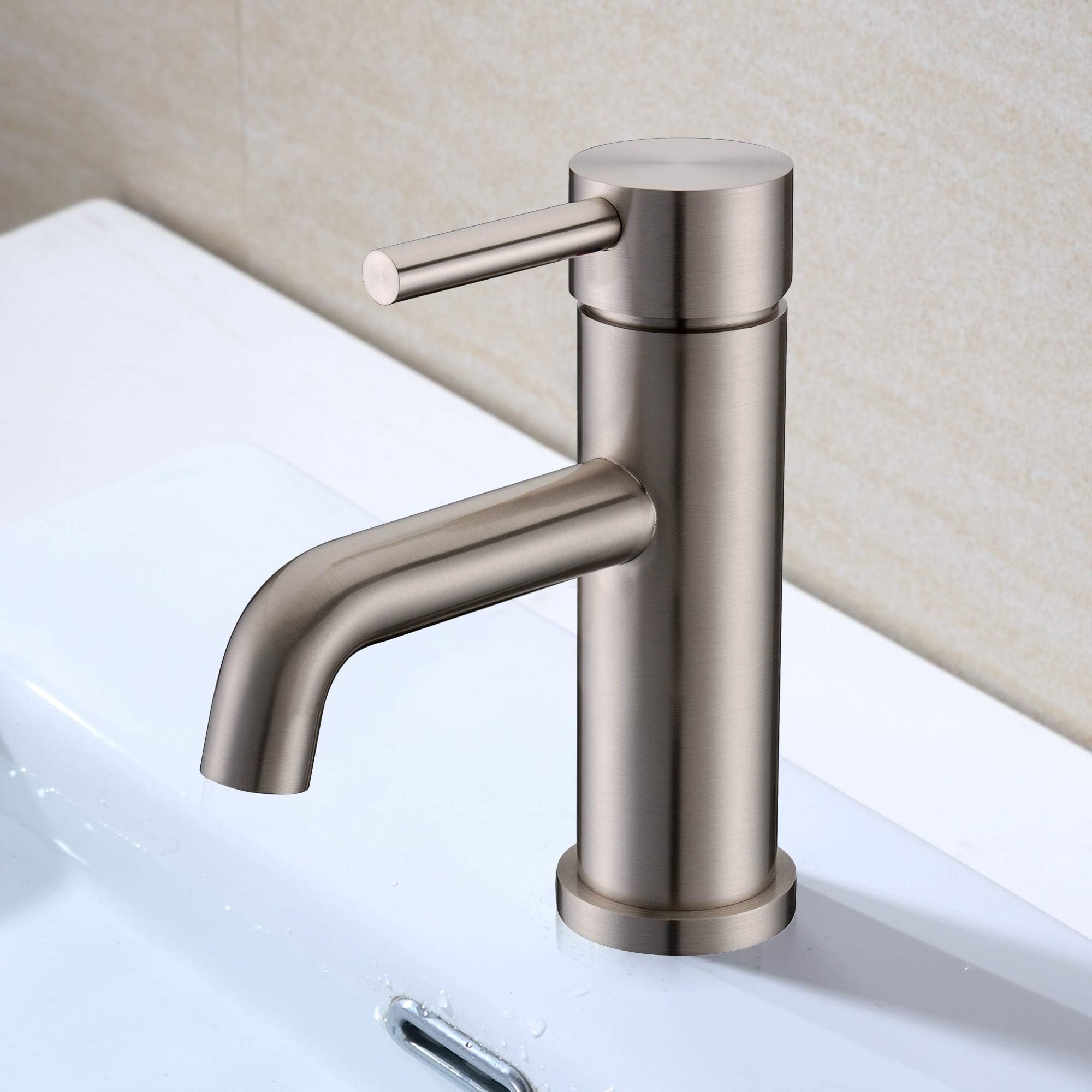 Vanity Art Single Handle Modern Bathroom Sink Faucet UPC Certified Deck ...