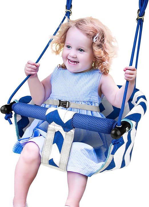 Amazon.com: Toddler Swing – Comfy Baby Swing Outdoor Indoor, Kids Swing ...