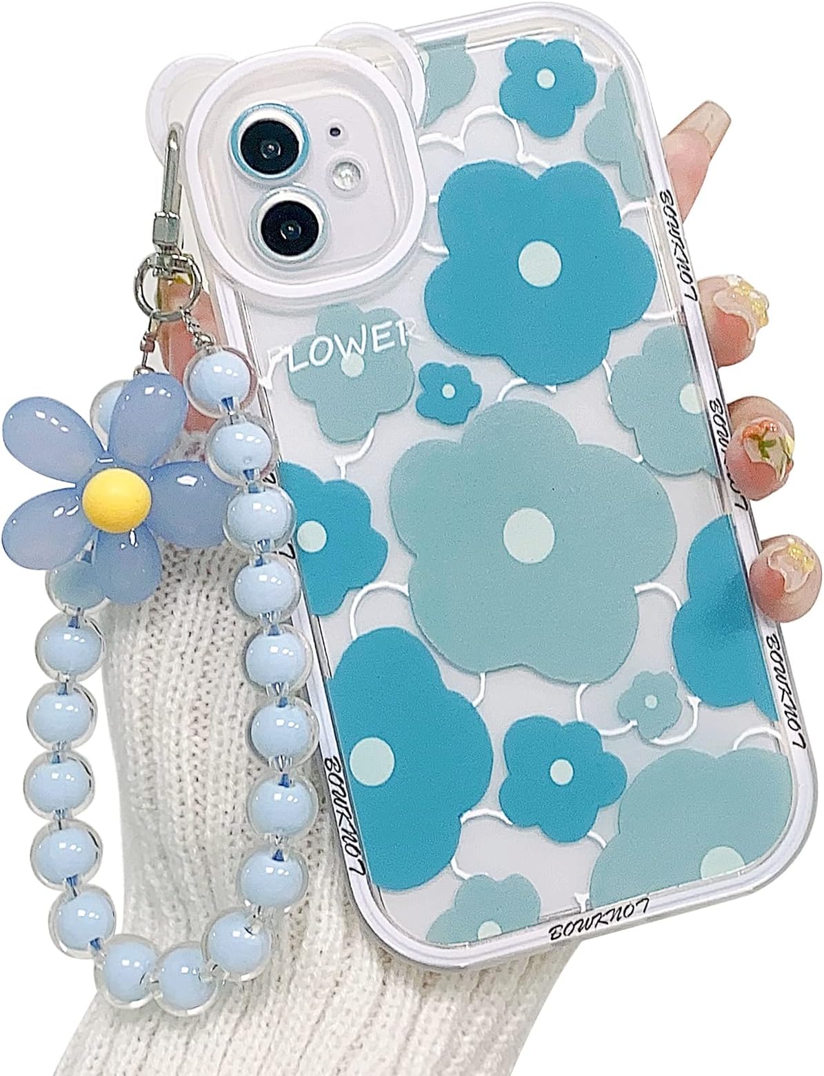 Amazon.com: Cute Phone Case for iPhone 11 Teens Case with Cute Clear 3D ...