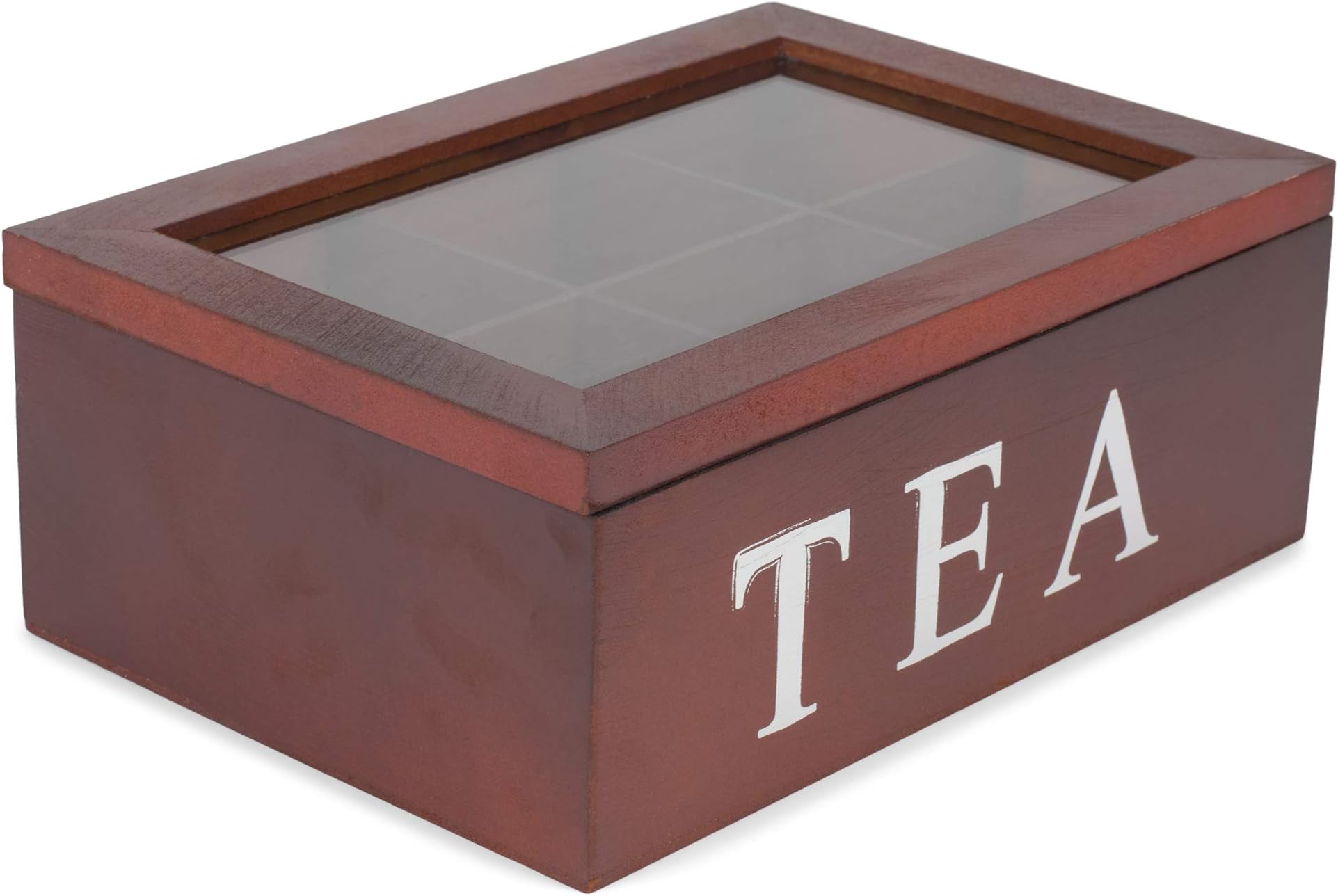 Amazon.com: Cottage Garden Tea Cherry Woodgrain 9 x 6.25 Pine Wood Tea ...