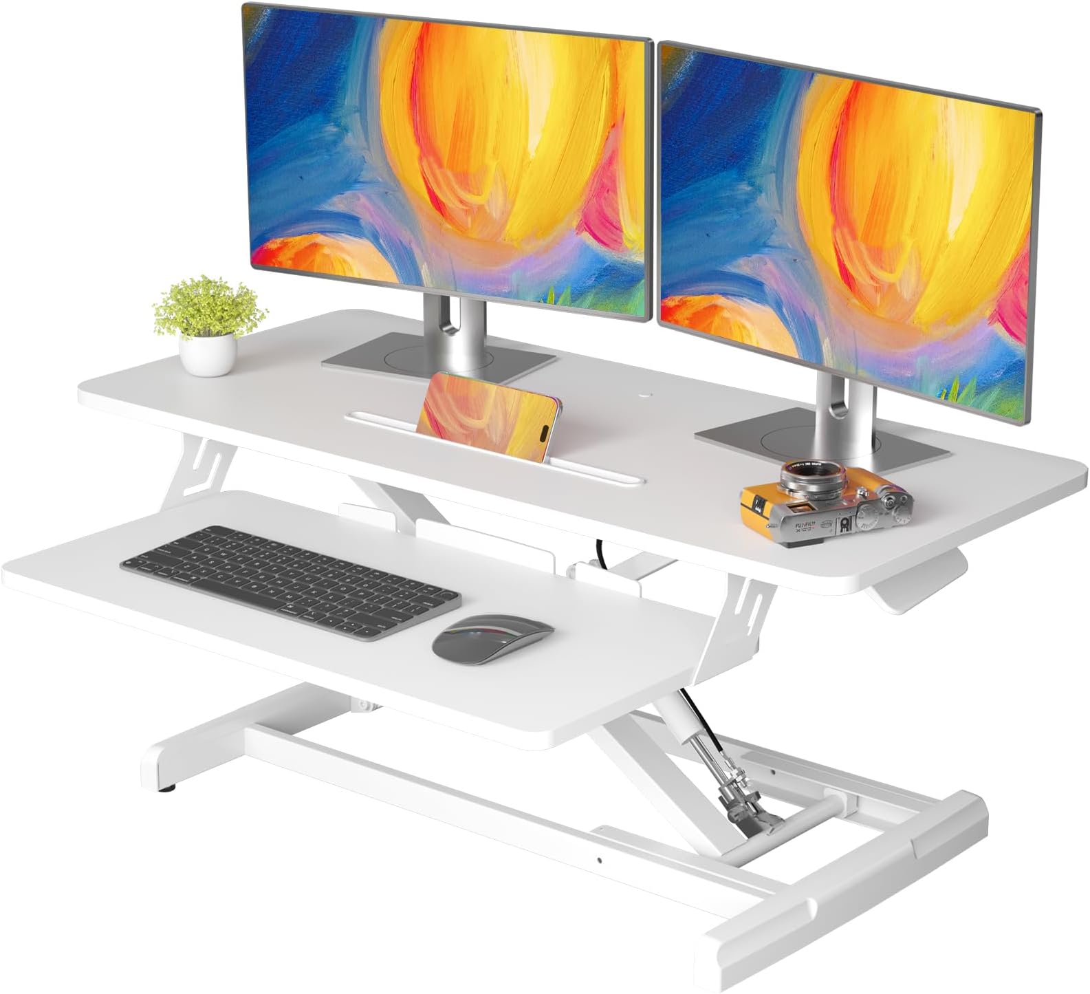 Amazon.com : JOY worker Standing Desk Converter, 35" Wide Height ...