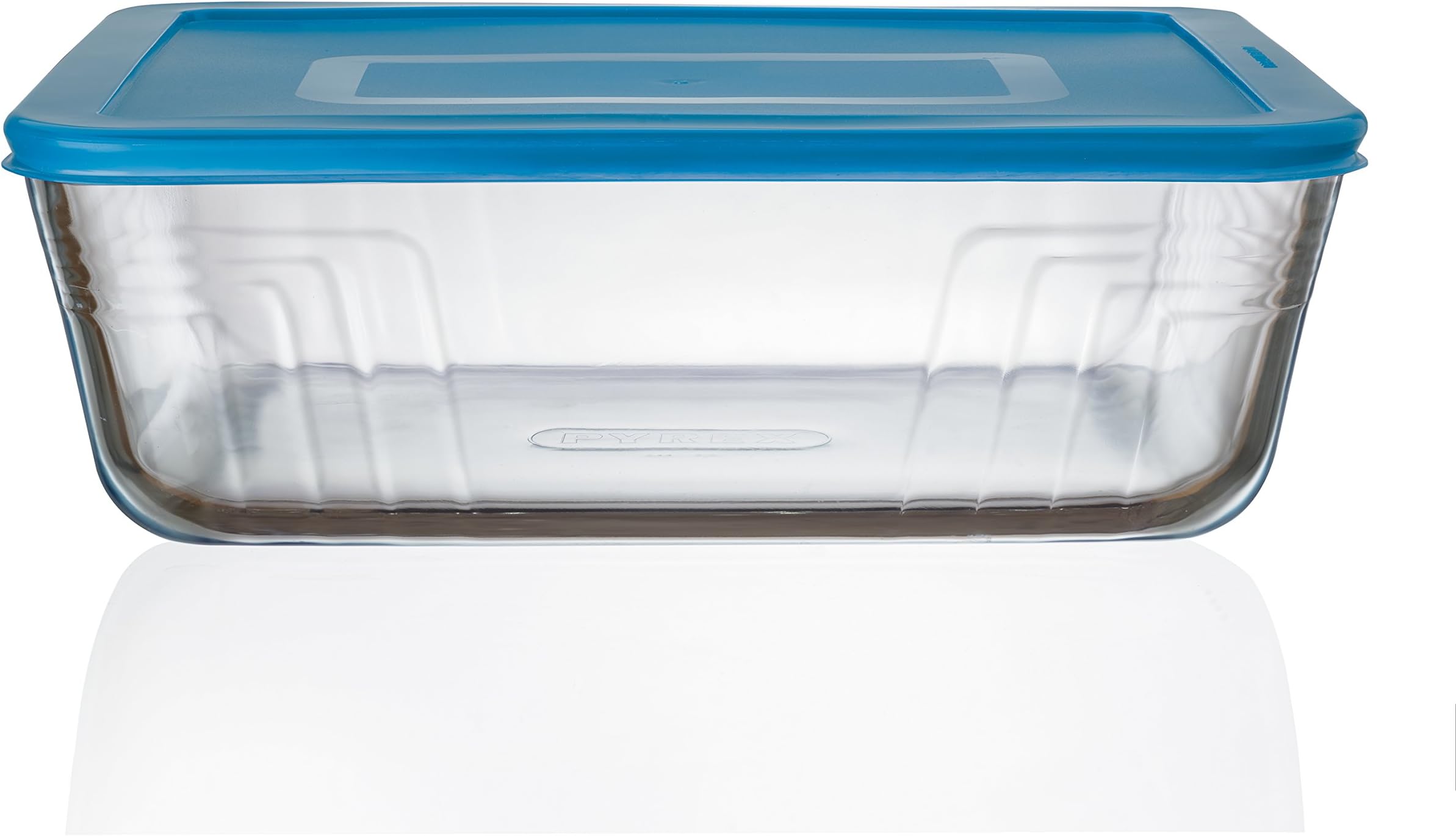 "Pyrex Cook&Freeze Recipient Care Glass Size with lid 20.5 x 20.5 x 7.5 ...