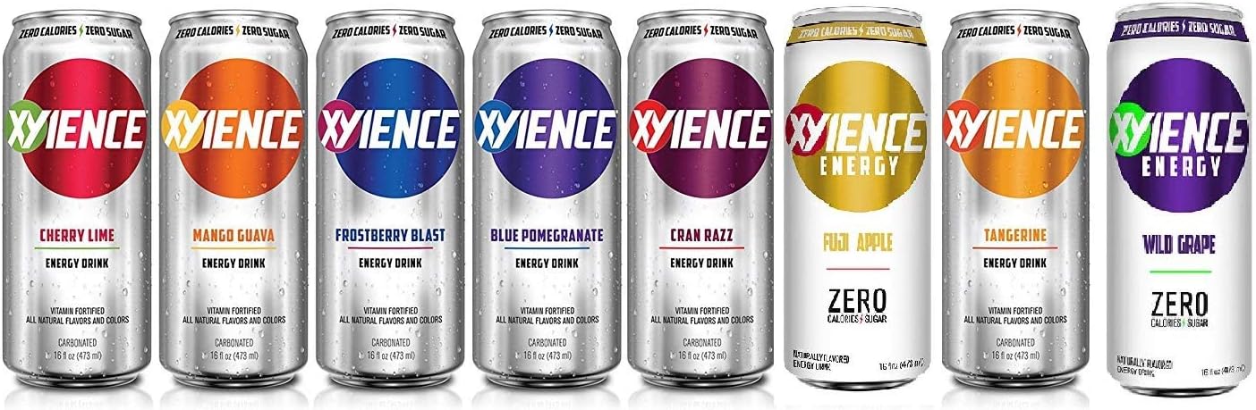 Amazon.com : Xyience Frostberry Blast Energy Drink, 16 fl oz can (Pack ...