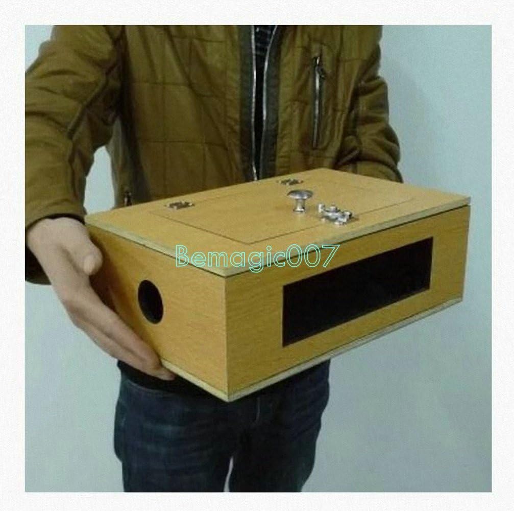 Amazon.com: Stage Magic Tricks See Thru Tip-Over Box (Wooden) : Toys ...