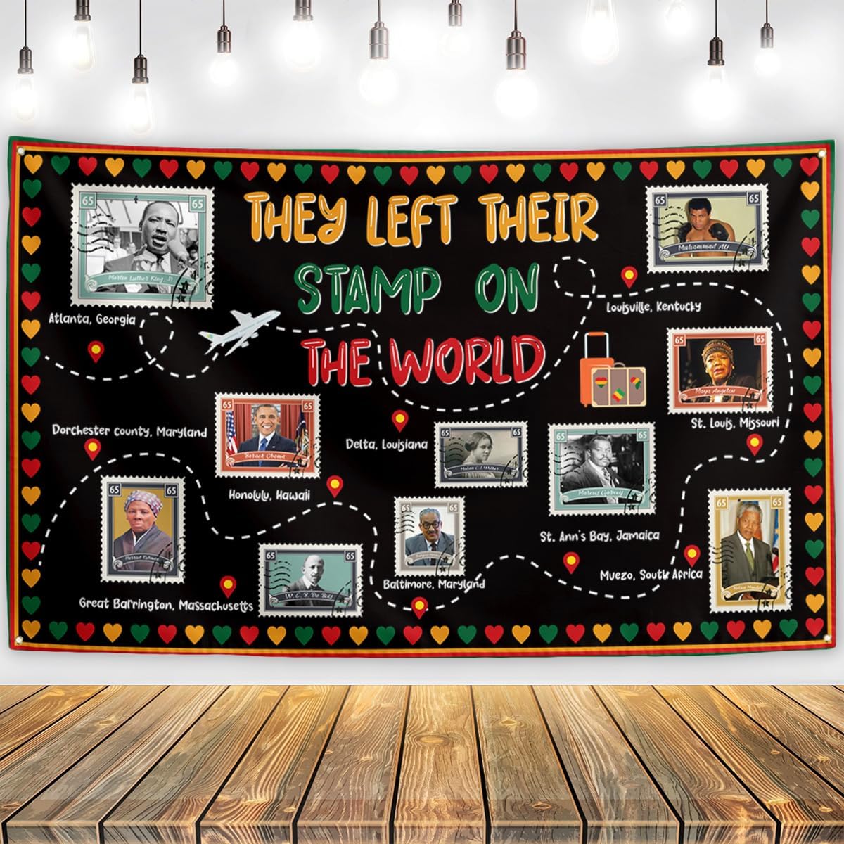 Amazon.com: Black History Month Backdrop African American History Month ...