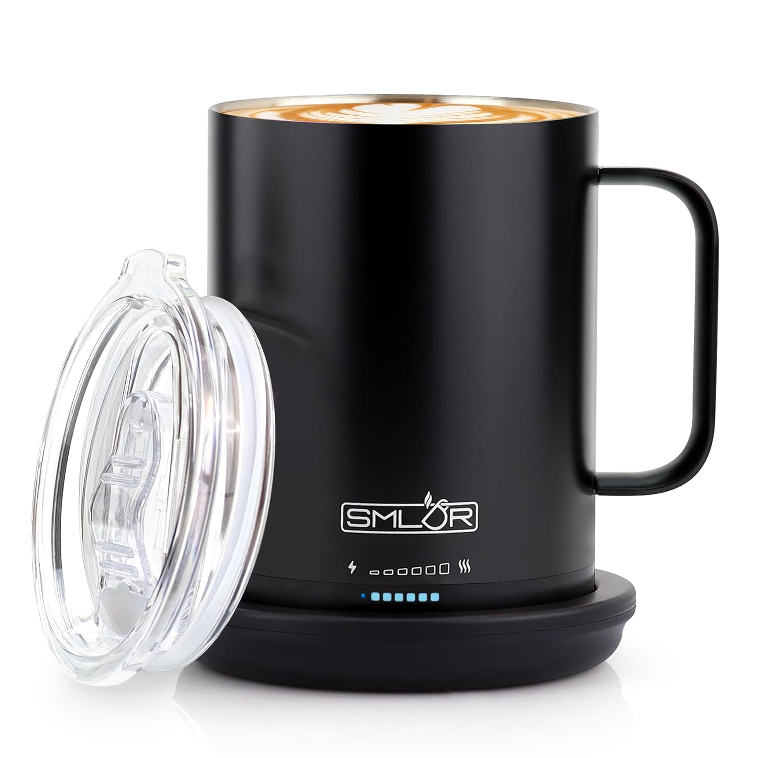 Buy SMLDR Pro Heated Mug, 14 oz Smart Coffee Mug, Self-Heating ...