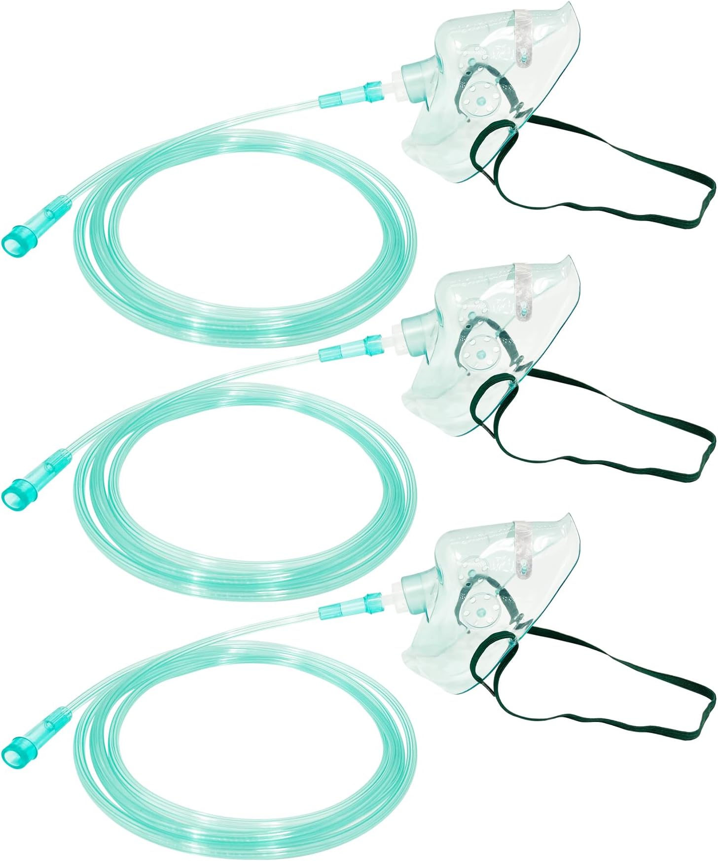 Amazon.com: 3 Pack Oxygen Mask for Face Adult with 6.6' Tube ...