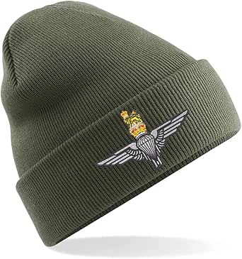 Parachute Regiment Paratrooper Paras Insignia Mens Premium Embroidered ...