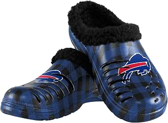 Amazon.com: FOCO men's NFL Team Logo Sherpa Lined Buffalo Check Shoes ...