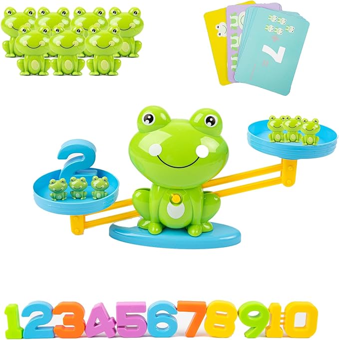 Amazon.com: Frog Balance Counting Toys, Cool Math Learning Games, for ...