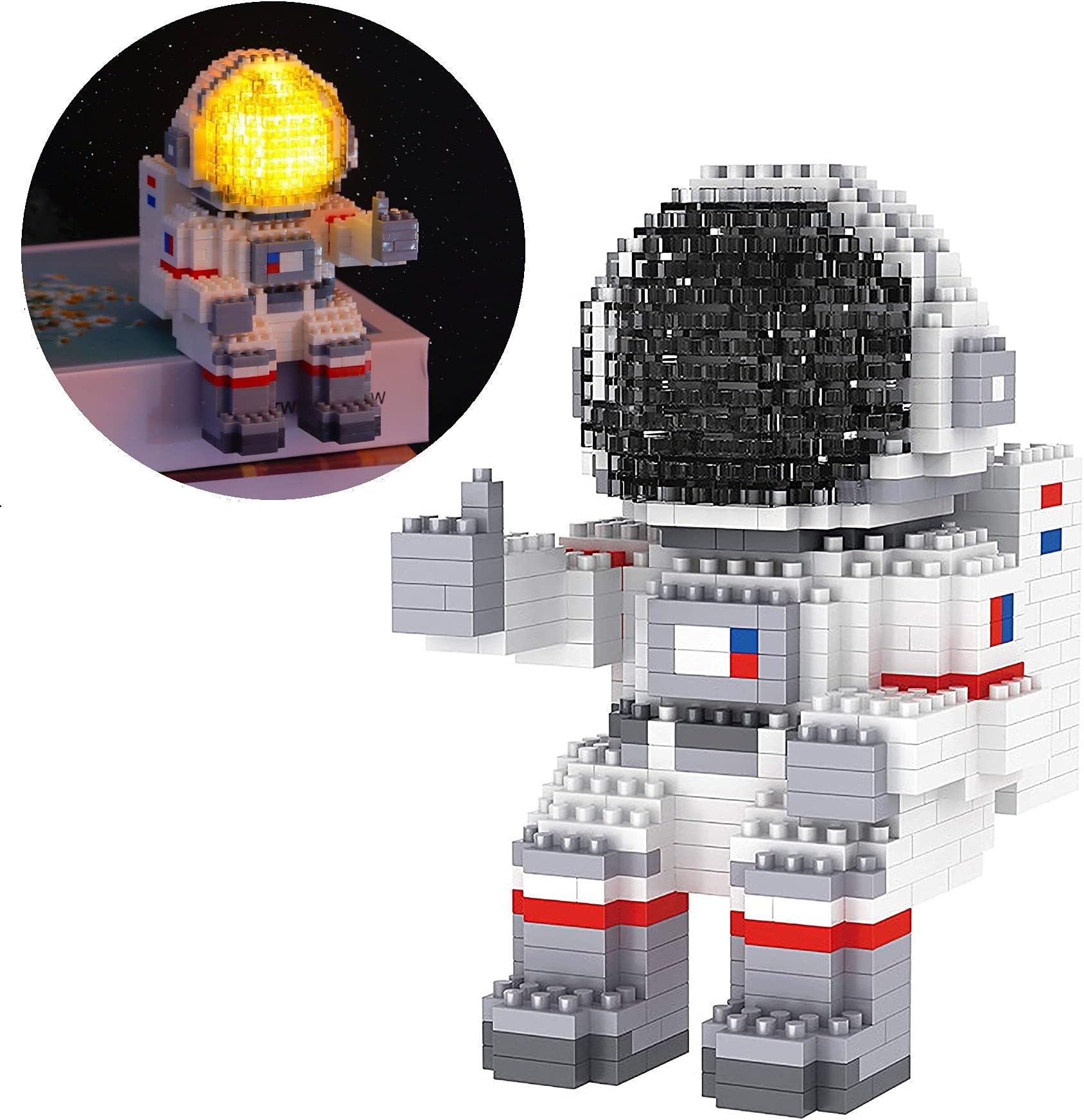 Amazon.com: Myweyde Pitbull Building Blocks, Cool Gray Dog Micro ...