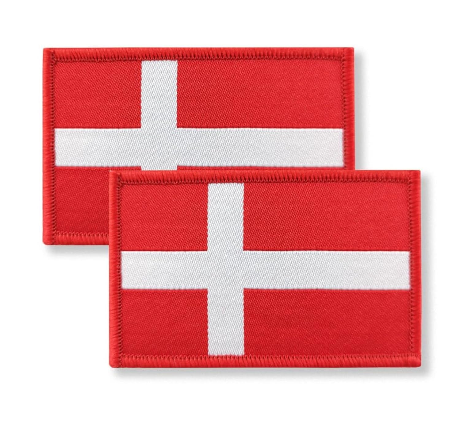 Amazon.com: Overdecor Denmark Danish Flag Patch Tactical Military Patches - Hook and Loop ...