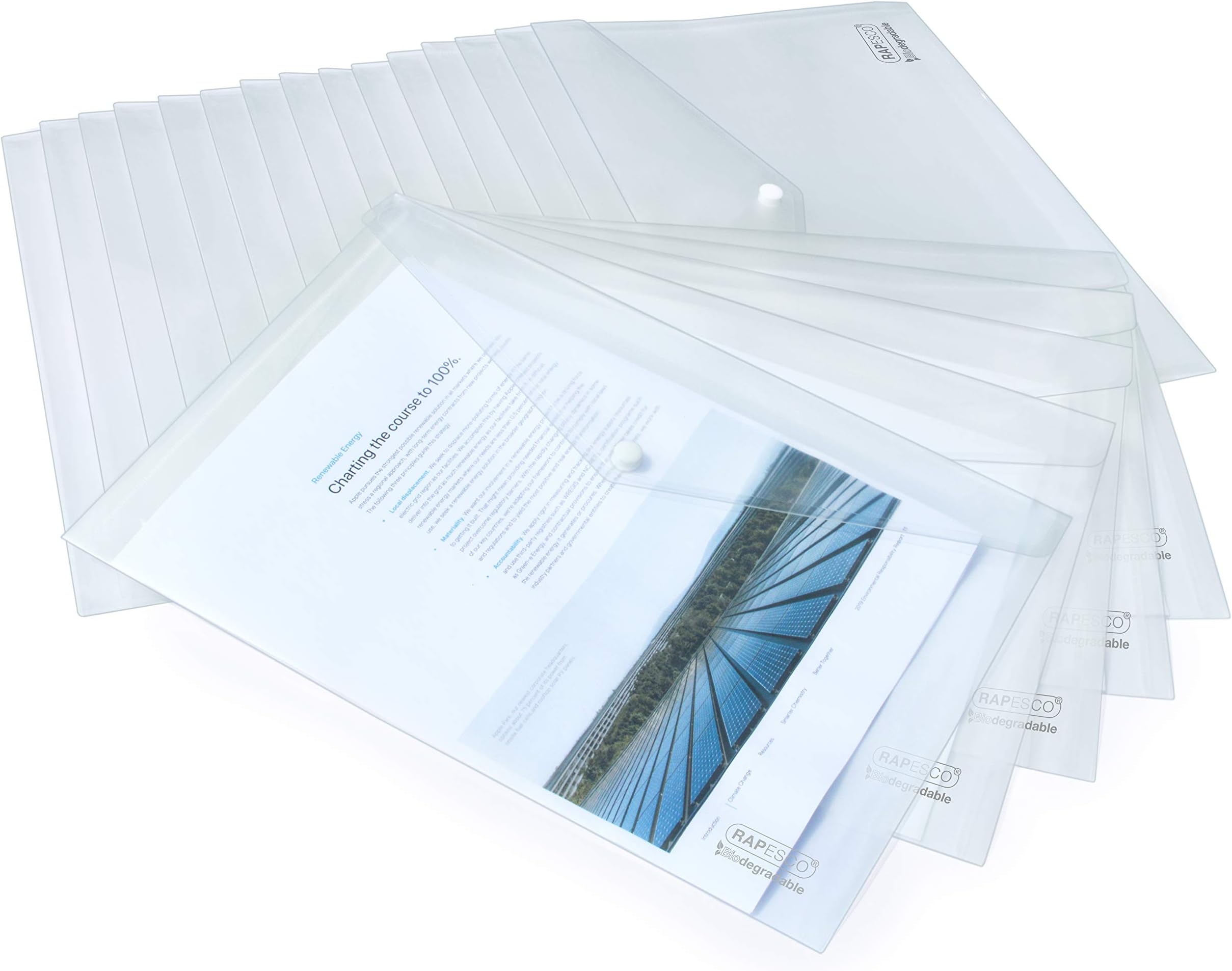 Carpeta A4 Transparente 20 Unidades Carpetas Plastico Dossieres ...