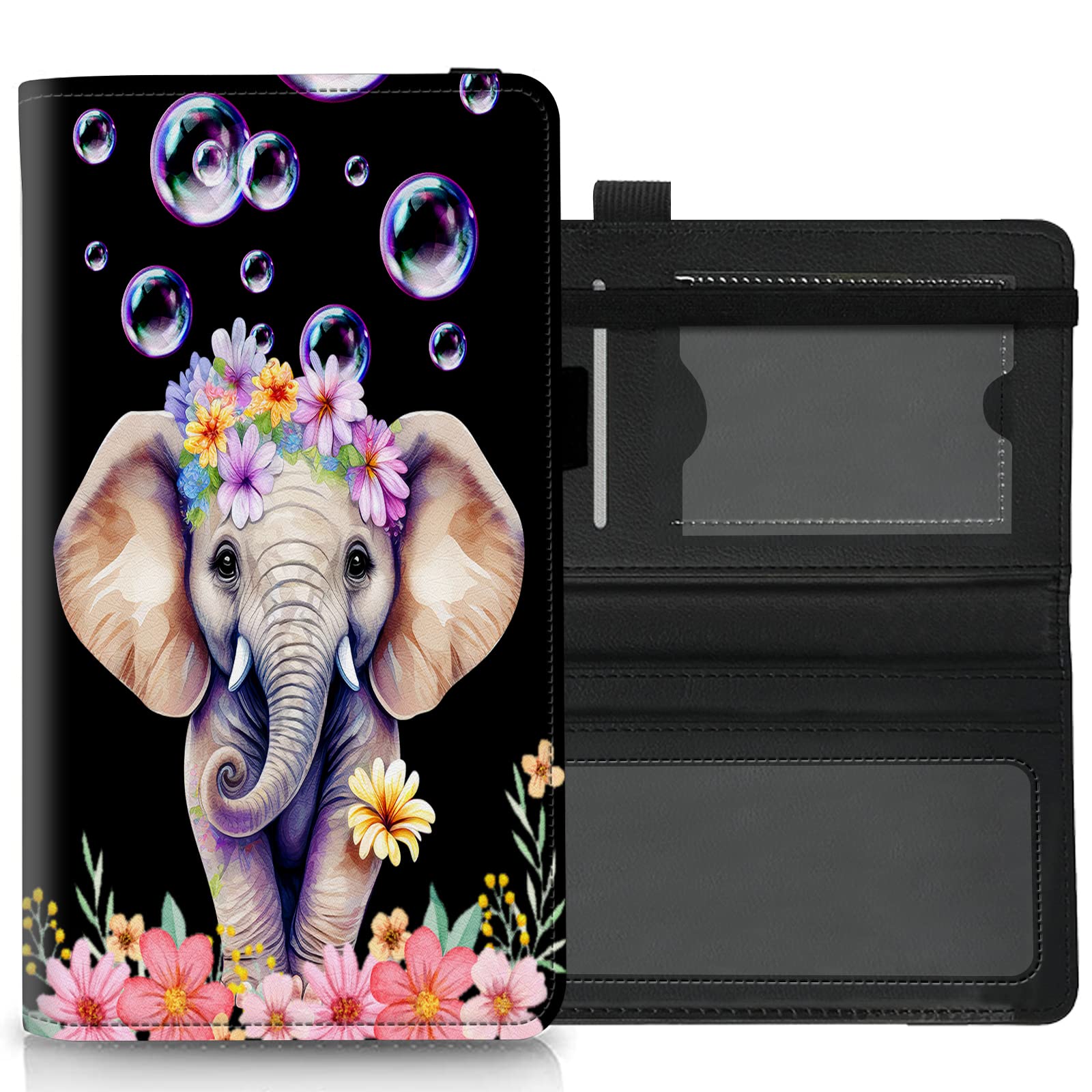 Amazon.com: BVDIKMI Checkbook Cover for Women Men Premium Leather Check ...