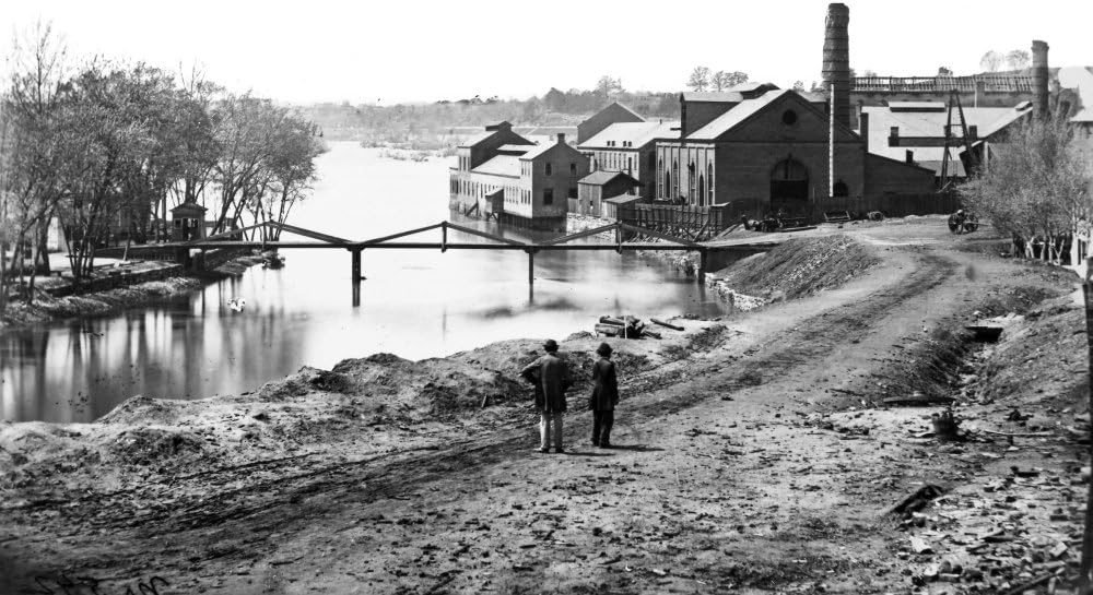 Amazon.com: Civil War Fall Of Richmond Nview Of The Tredegar Iron Works ...