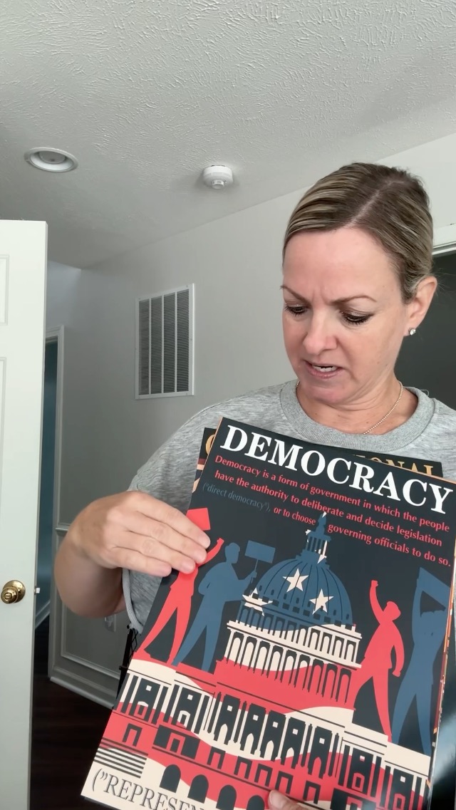Watch Honest Review of Government Social Studies Poster Set on Amazon Live