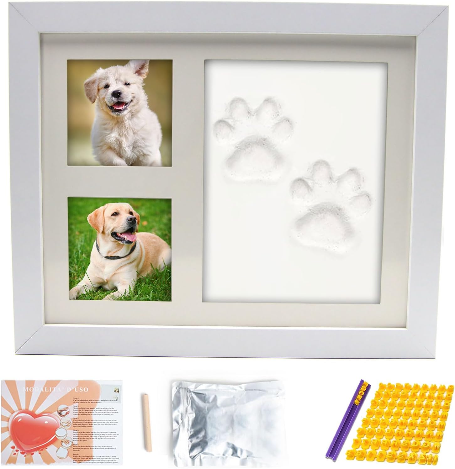 Amazon.com : Gihunk Dog Paw Print Kit，Dog or Cat Paw Print Kit, Paw ...