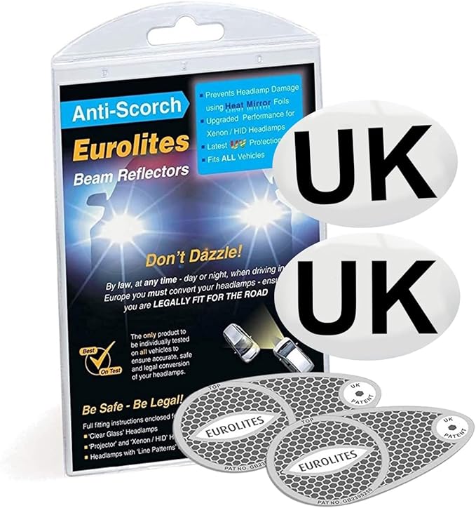 Netagon Eurolites Headlamp Beam Deflectors Adaptors Converters Self ...
