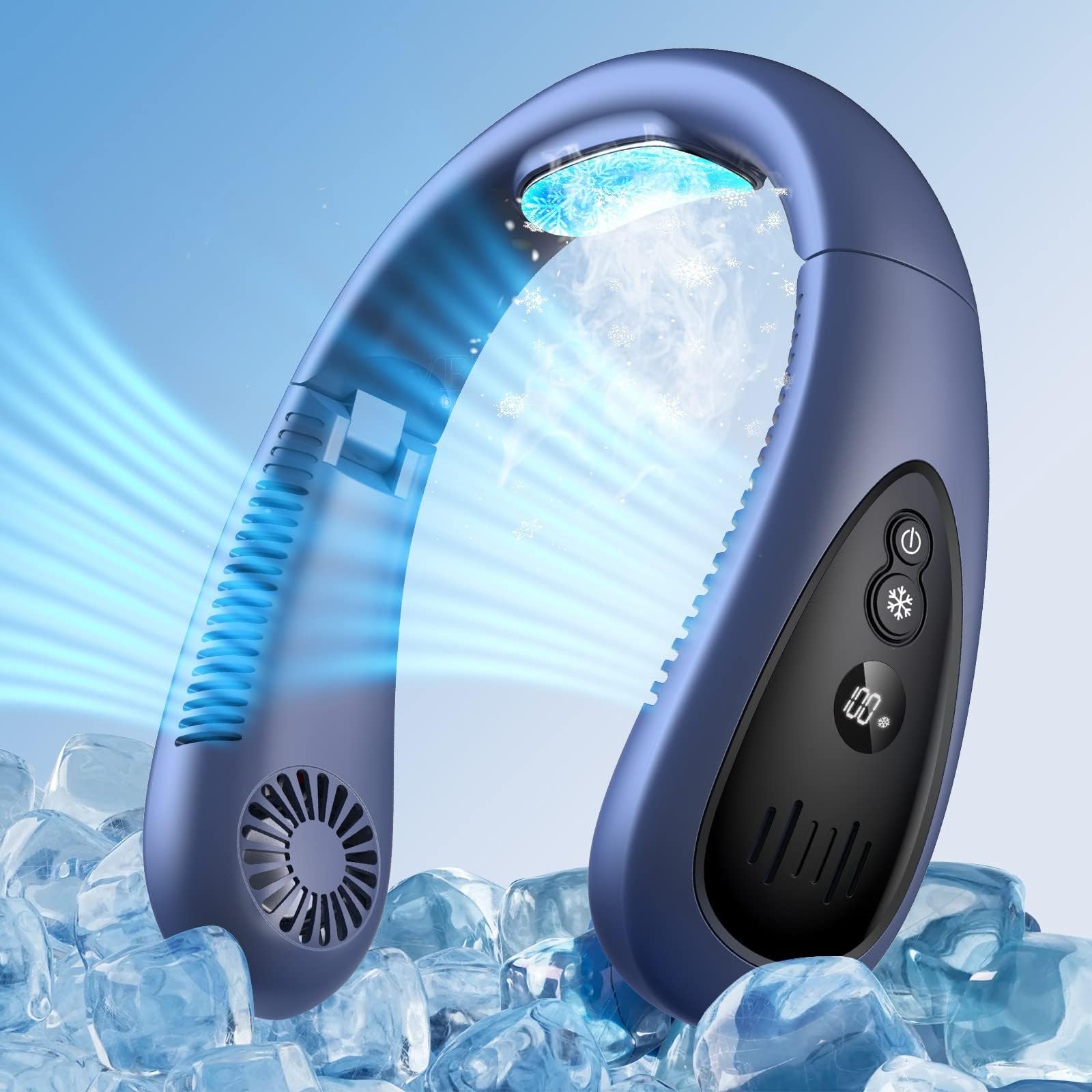 Amazon.com: JMOSTRG Portable Neck Fan - 4 Turbines Neck Fan ...