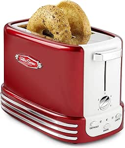 Amazon.com: Nostalgia Retro Wide 2-Slice Toaster, Vintage Design With ...