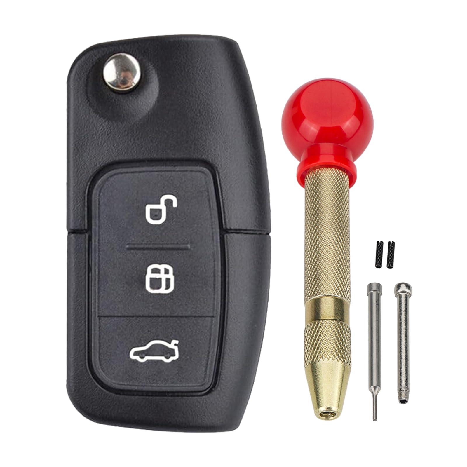 3 Buttons For Ford Fiesta Key Fob Ford Focus Key Case Ford Kuga Mondeo ...