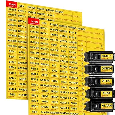 Circuit Breaker Labels, Breaker Box Label, 129 Philippines | Ubuy