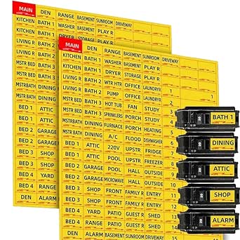 Amazon.com: Circuit Breaker Labels Fuse Box Stickers, Electrical Panel ...