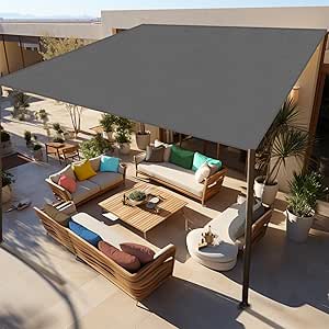 Amazon.com : Artpuch Custom 6'x22' Straight Edge Sun Shade Sail UV ...