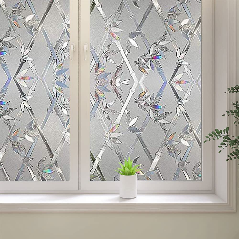 Amazon.com: Window Privacy Film, 3D Stained Glass Film, Vinyl ...