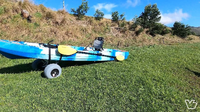 Watch Vanhunks Kayak Carrier/Cart/Dolly with Inflatable Wheels on ...