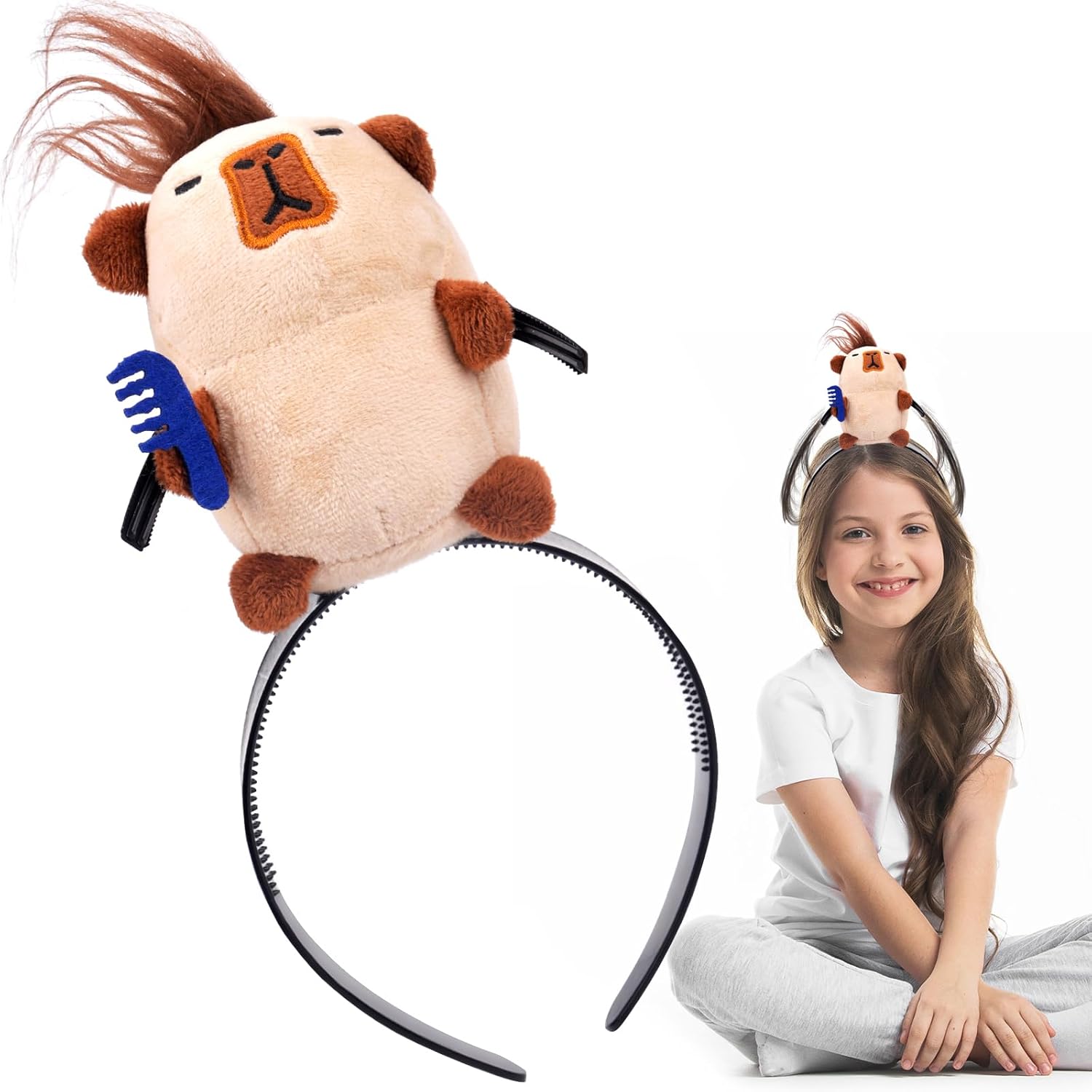 Cute Capybara Headband, Stylish Capybara Headband, Capybara Headband ...