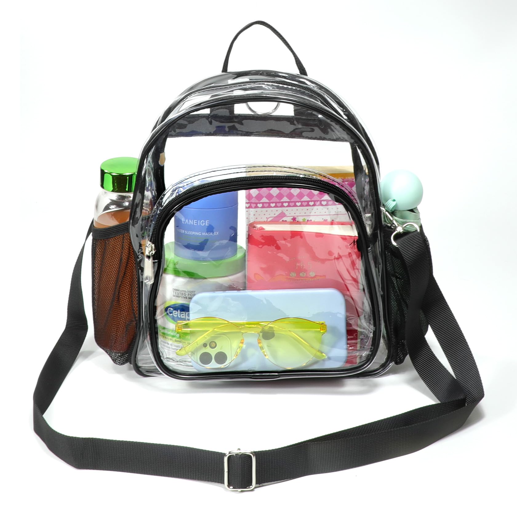Snapklik.com : Small Clear Backpack Stadium Approved 12x12x6 Clear ...