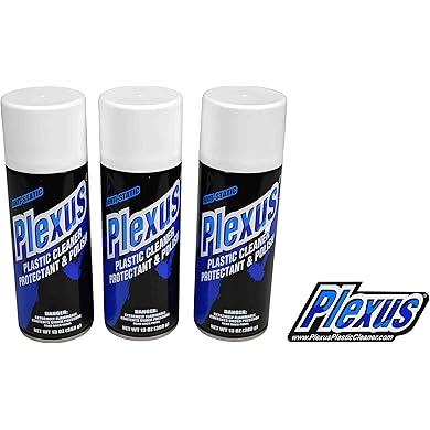 Amazon | Plexus 20214 エアゾールプラスチッククリーナー保護剤とポリッシュ 13オンス 米国製ステッカー付き (12パック ...