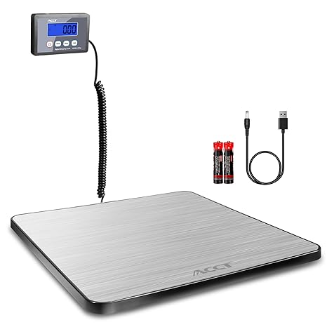 ACCT Postage Scale 400lb, mail scale, Digital Postal Scale with hold ...