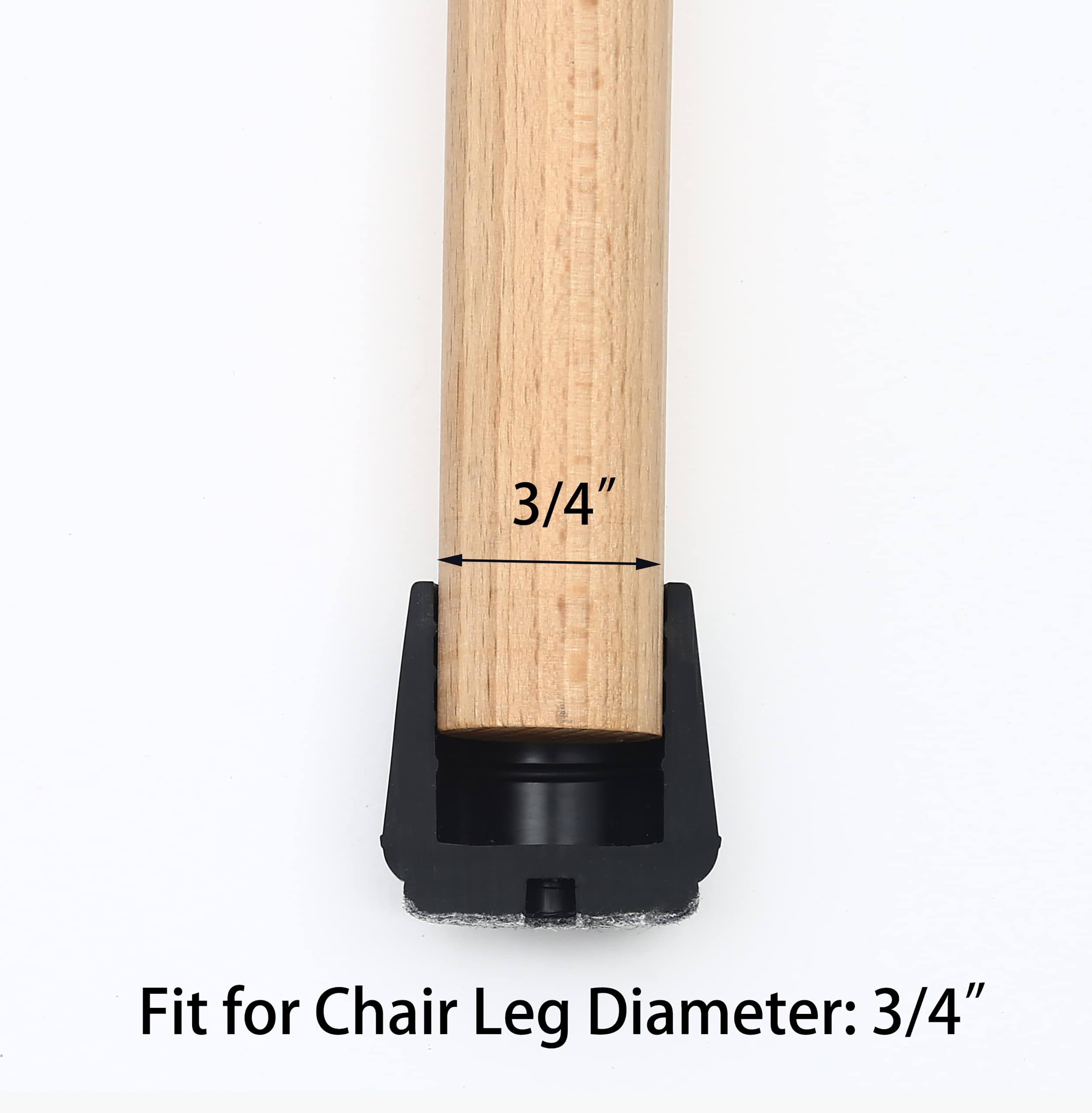 Snapklik.com : Furnigear 3/4" Chair Leg Tips Caps