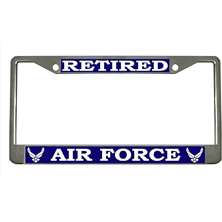 Amazon.com: TAG FRAMES (MILITARY) US Air Force Retired License Plate ...