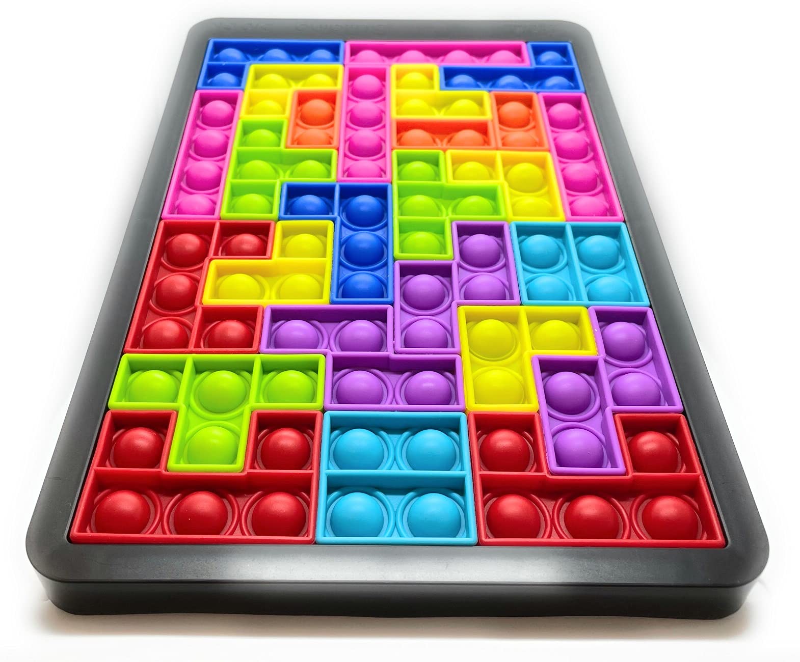 Floridita20 Push Pop Fidget Russian Block Jigsaw Brainteaser Puzzle ...