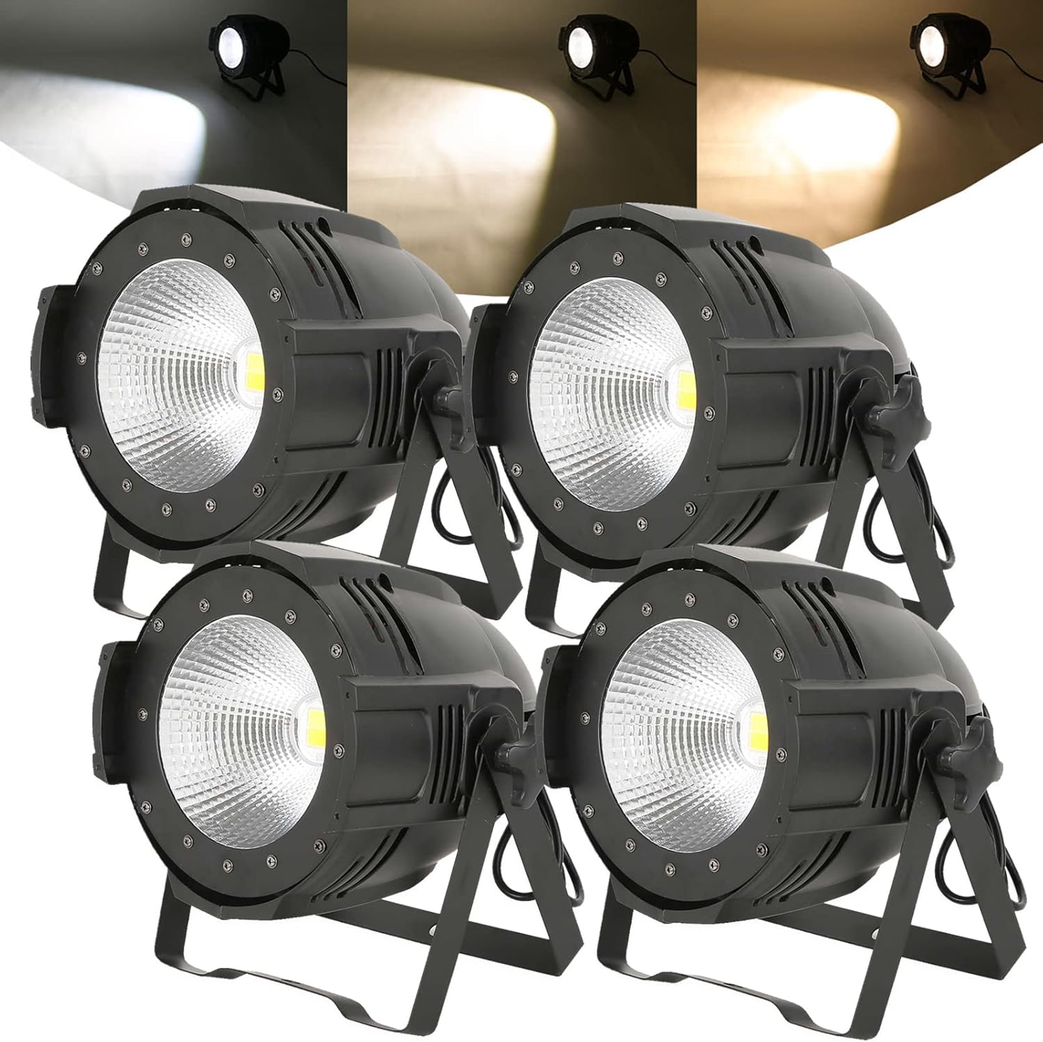 Amazon.com: TCFUNDY 100W COB Par Lights LED Blinder Stage Audience ...