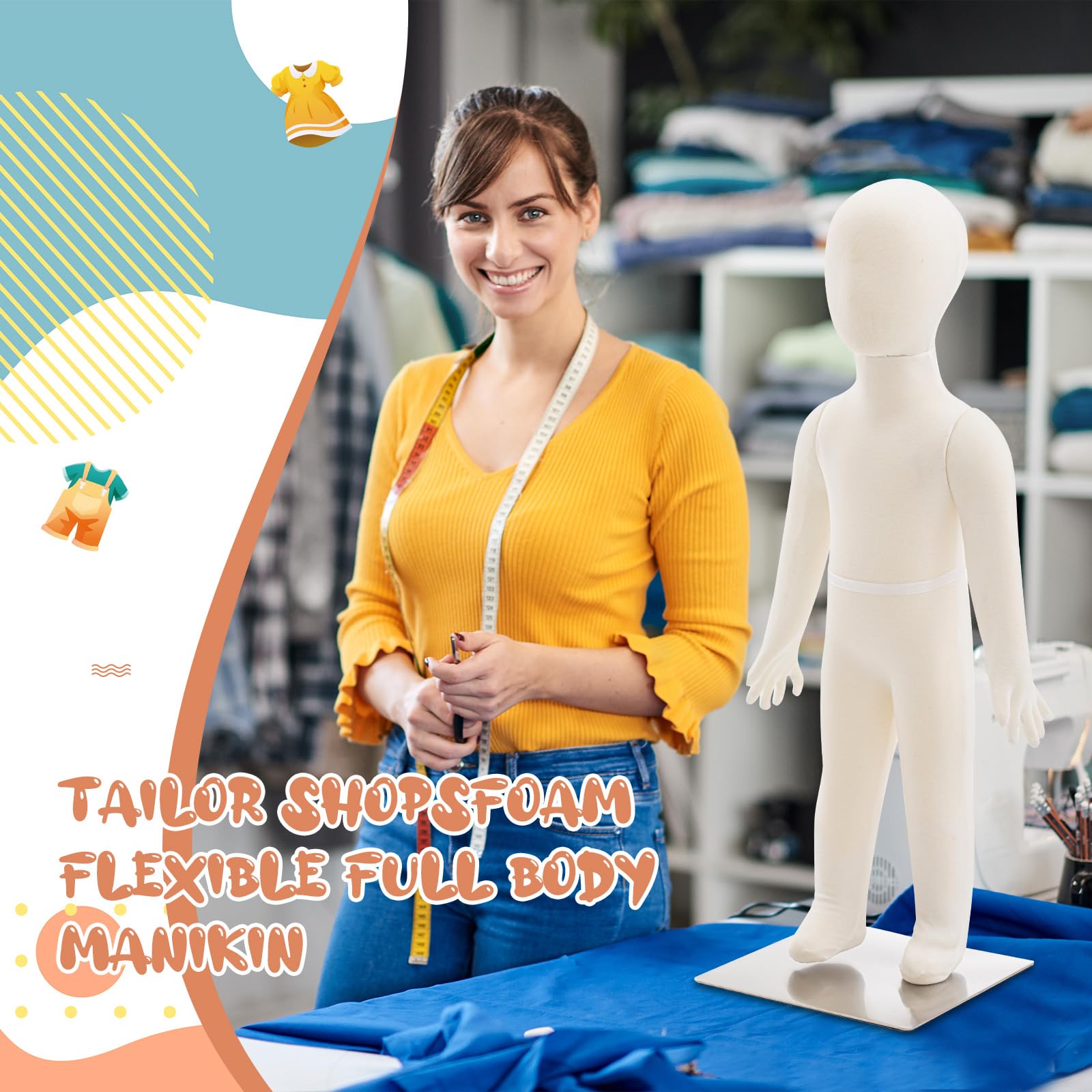 Snapklik.com : DoubleFill Kids Mannequins Baby Mannequin Toddler Child ...