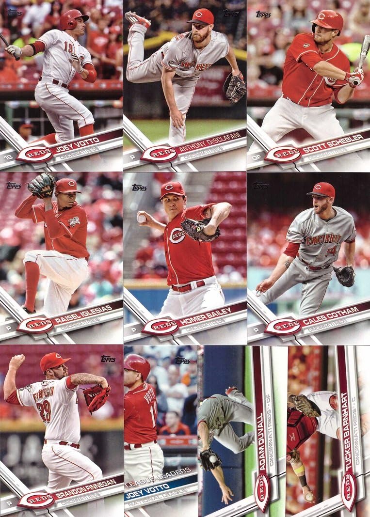 Amazon.com: 2017 Topps Series 1 Cincinnati Reds Baseball Card Team Set ...