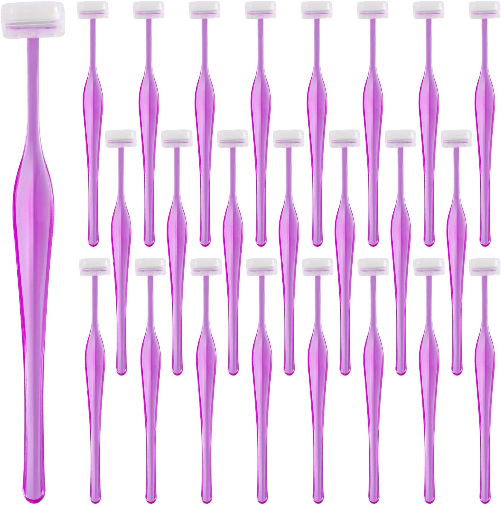 Amazon.com: HINZIC 24 Pack Eyebrow Trimmer Razors Facial T Shape Shaver ...