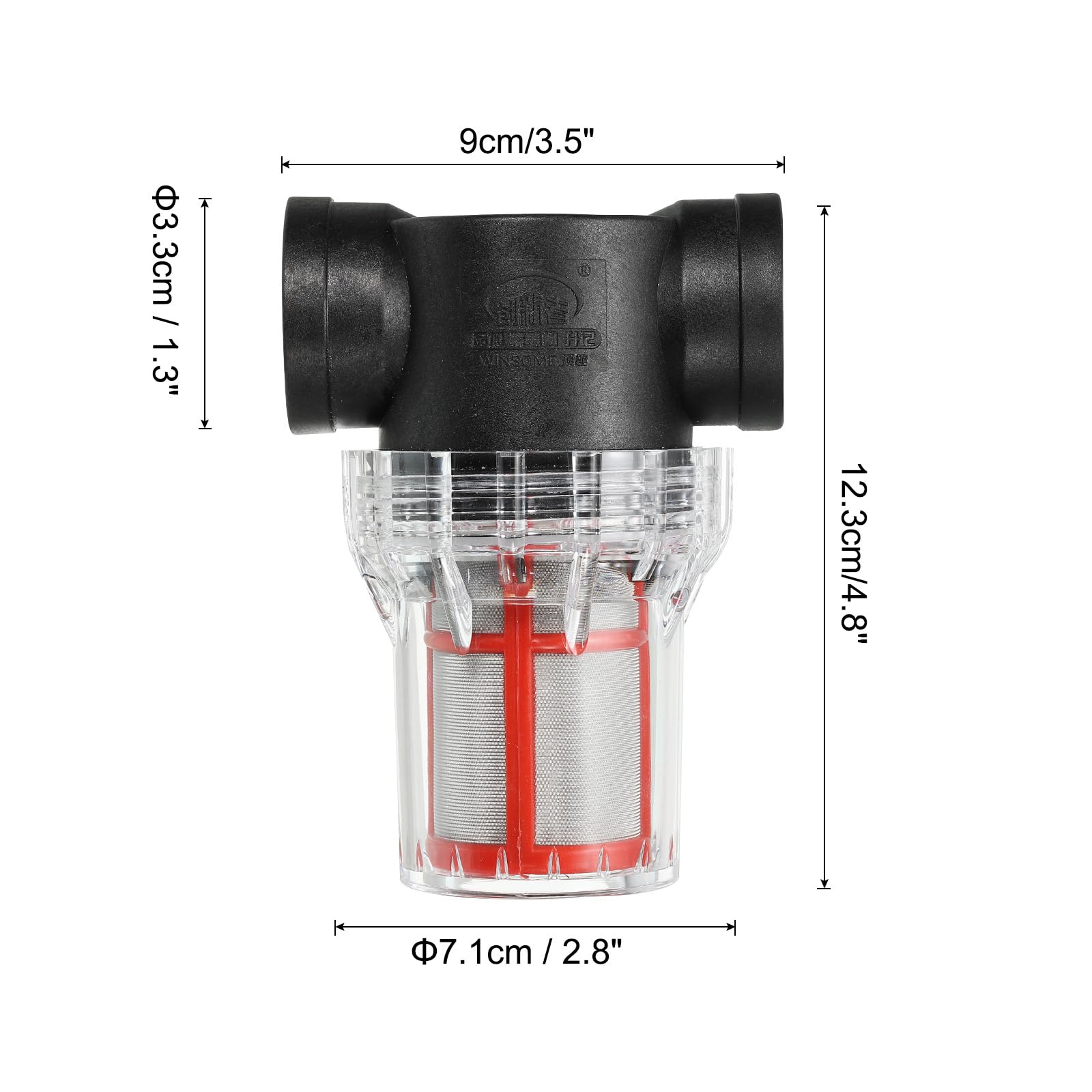 PATIKIL 1 Inch Water Pump Strainer Filter, Pipe Water Pump Strainer ...