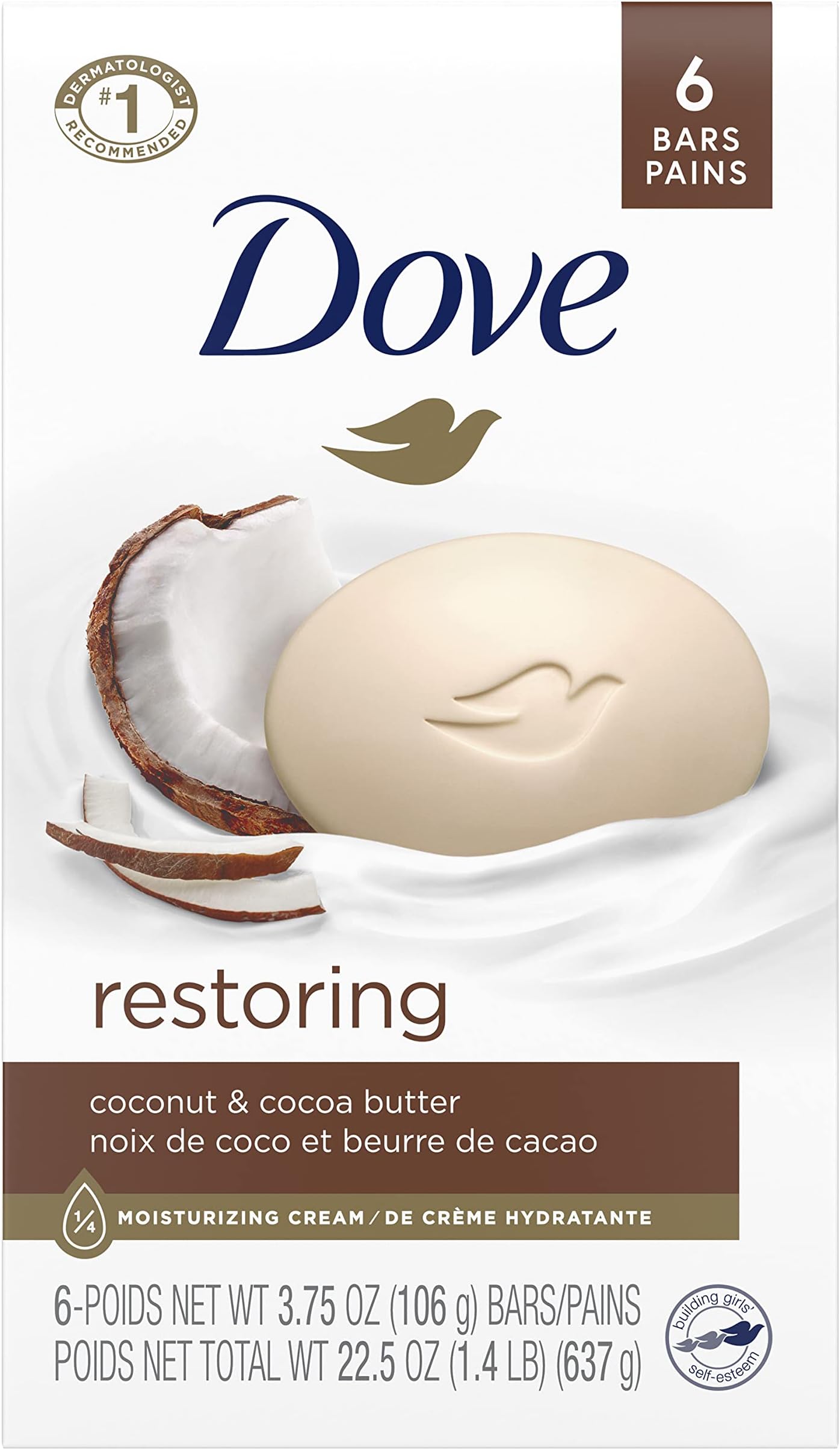 Amazon.com : Dove Soap Original 4.75 Ounce / 135g, 4.75 Fl Ounce ...