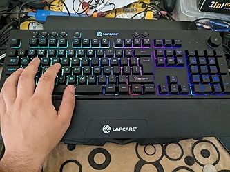 Amazon.in: Buy LAPCARE Champ Gaming Series ALFA Keyboard 8 with Rainbow ...