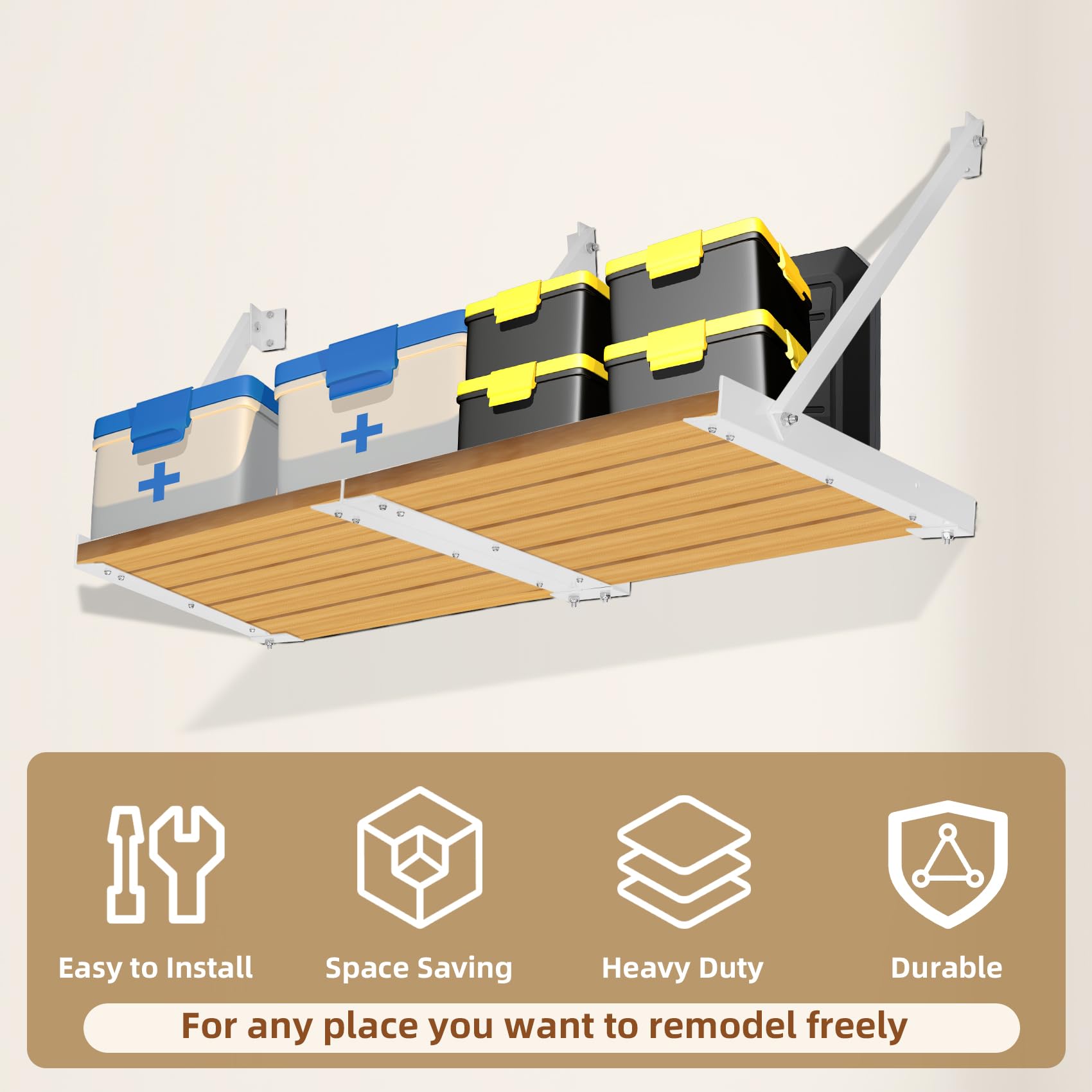 Snapklik.com : 4 Ft Universal Garage Storage KitUniversal Garage ...