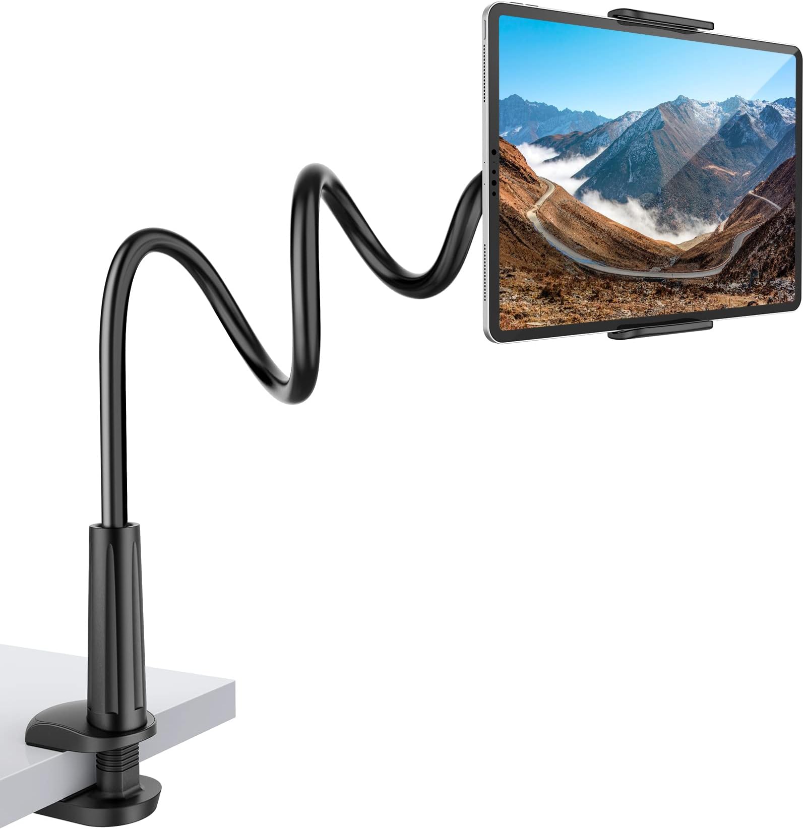 Amazon.com: Niumowa Gooseneck Tablet Holder - Flexible Tablet Stand ...