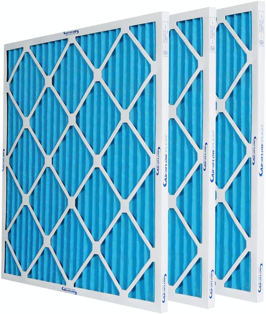Airflow Products 14x24x1 MERV 10 Pleated Home A/C Furnace Air Filter ...