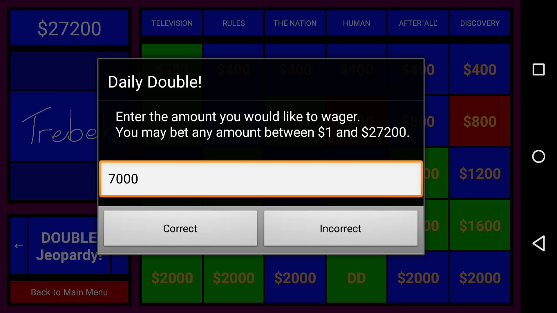 J! Interactive Jeopardy Scorer - App on the Amazon Appstore