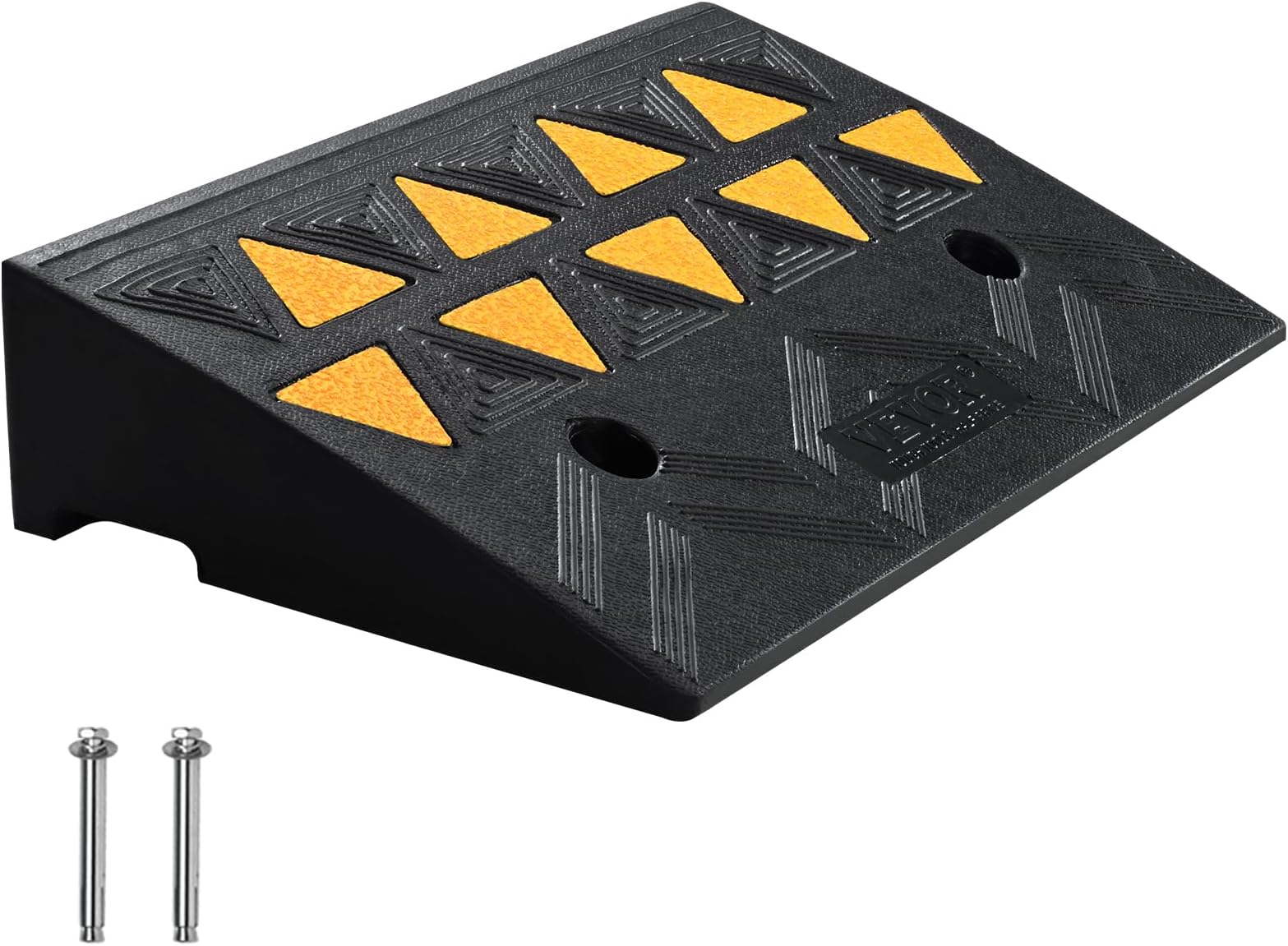 Amazon.com: Goplus Curb Ramp 2 Pack, 5” Raised Height Rubber Threshold ...